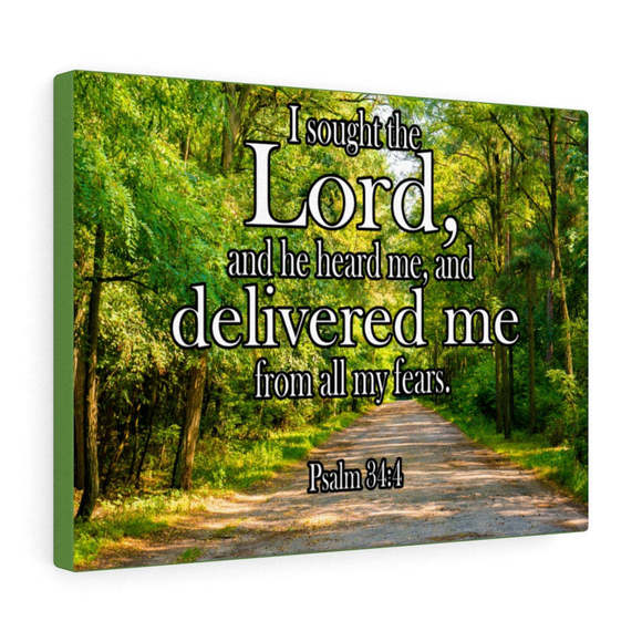 Express Your Love Gifts | Art | Scripture Sign Lord Delivered Me Psalm ...